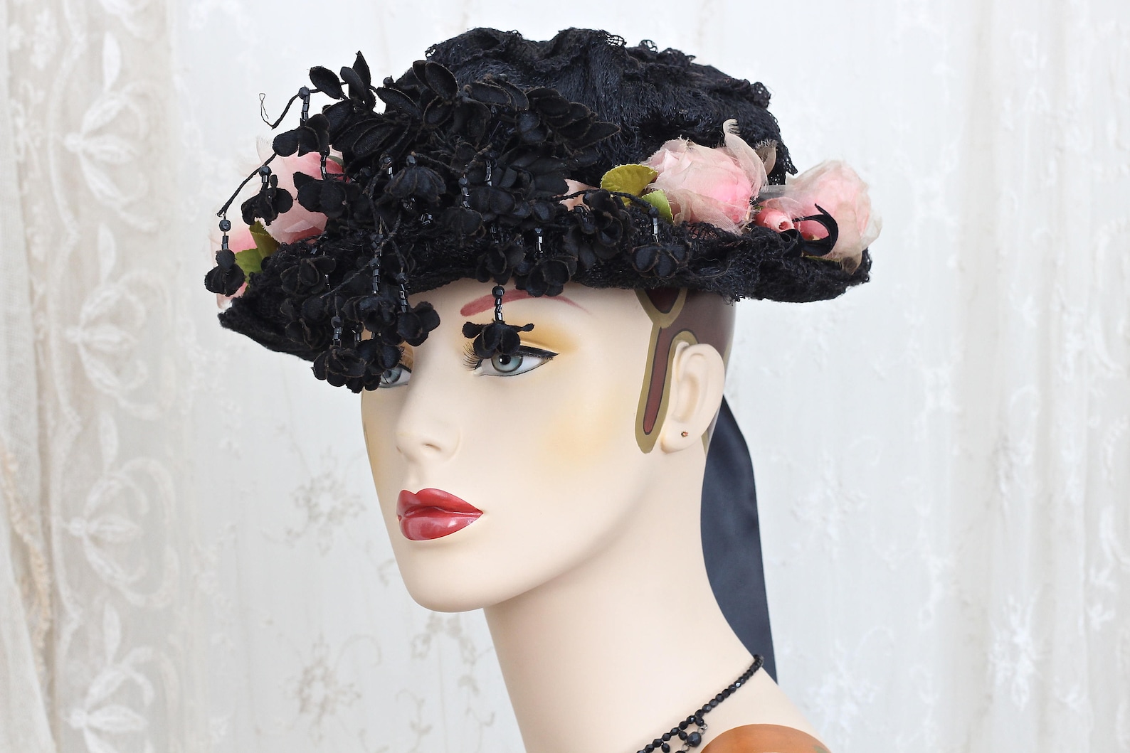Authentic Antique Hat / 1900s Hat / Victorian / Edwardian / | Etsy