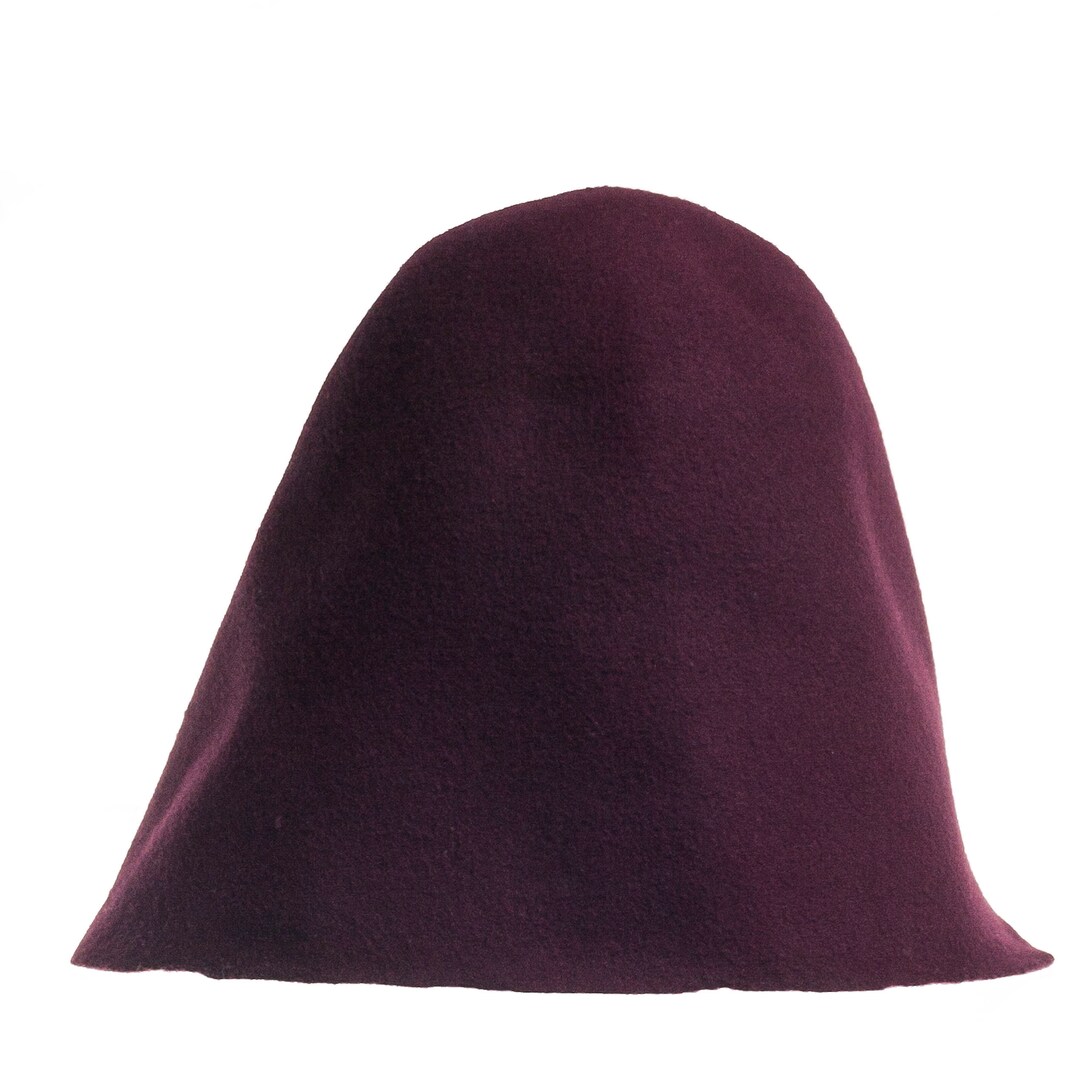 DARK BOURDO Hood Wool Felt Body Millinery Semi-product Hat - Etsy