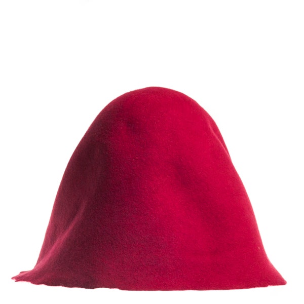 Red Felt Hat - Etsy