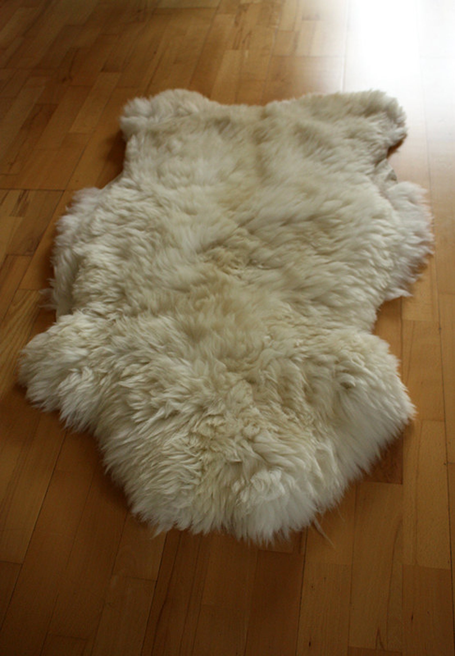 Brand New HUGE White Ivory Genuine Merino Sheepskin Fur Rug - Etsy