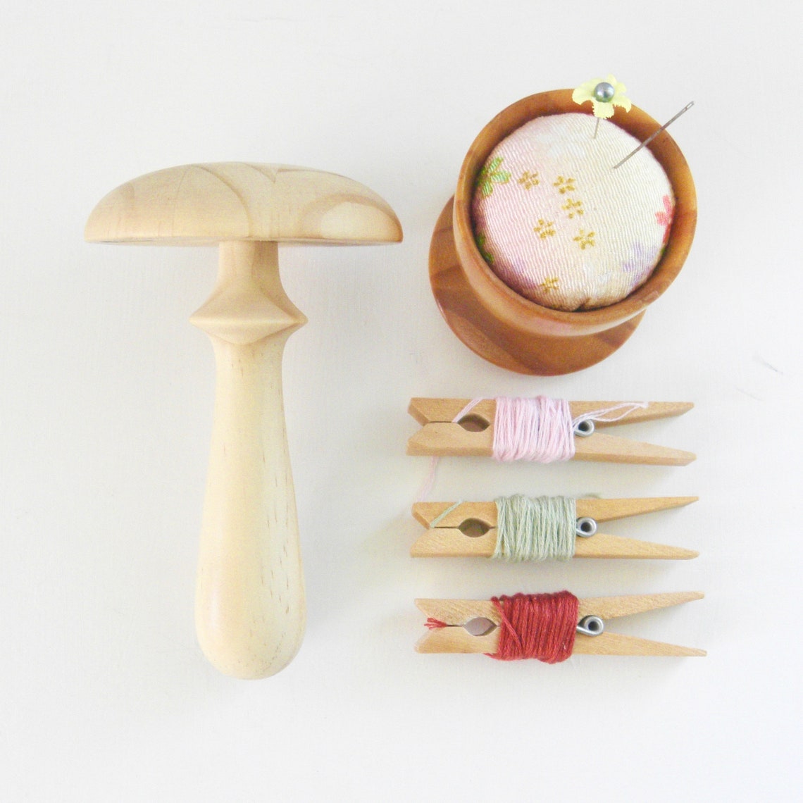 Darning Mushroom natural Large Wooden Mending Tool - Etsy Australia