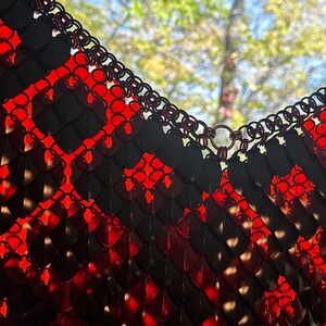 The Inferno Scalemail Cloak/shoulder Drape - Etsy