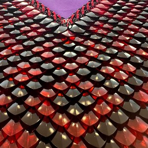 The Inferno Scalemail Cloak/shoulder Drape - Etsy