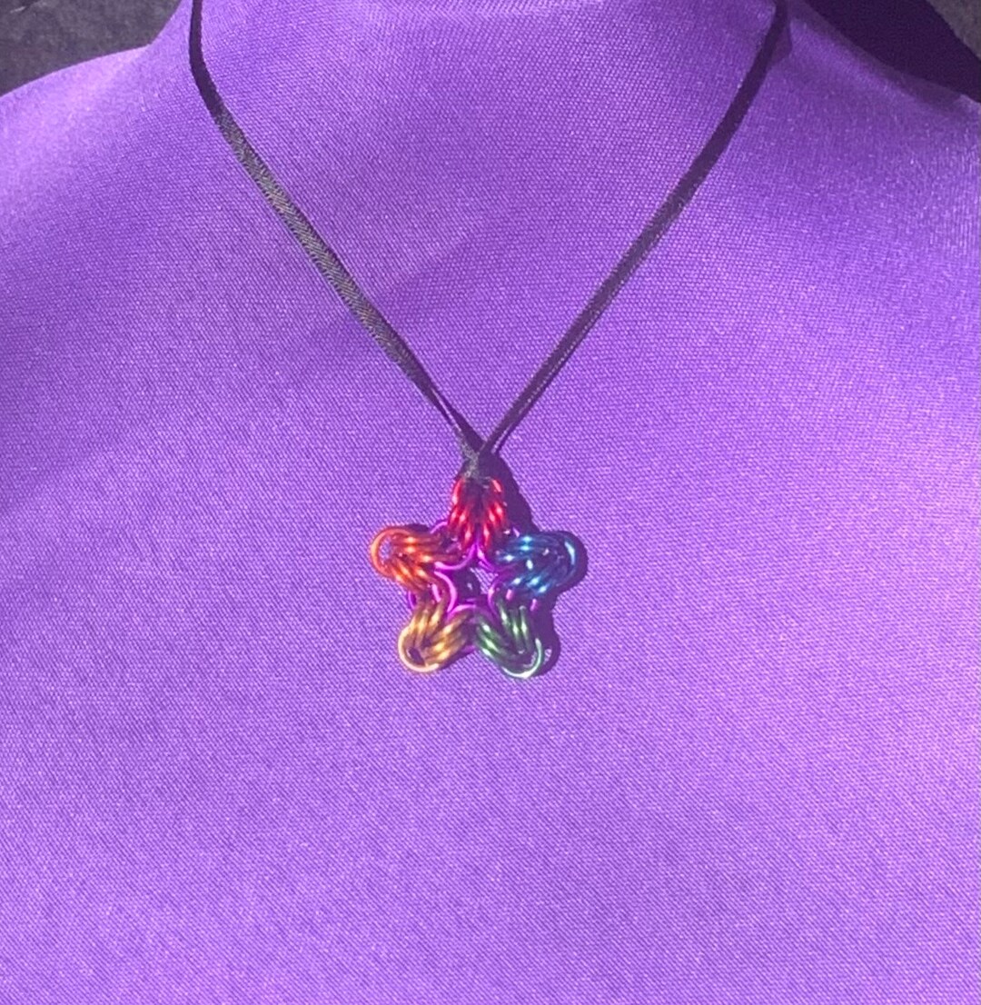 Chainmail Star - Etsy