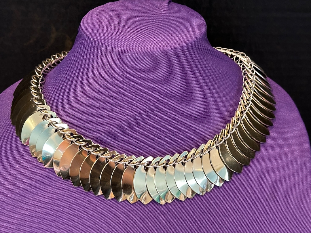 Mirrored Scales of Light Necklace - Etsy