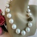 Pearl African Necklace, 20 Mm Shell Pearls Hand Knotted in Red Silk ...