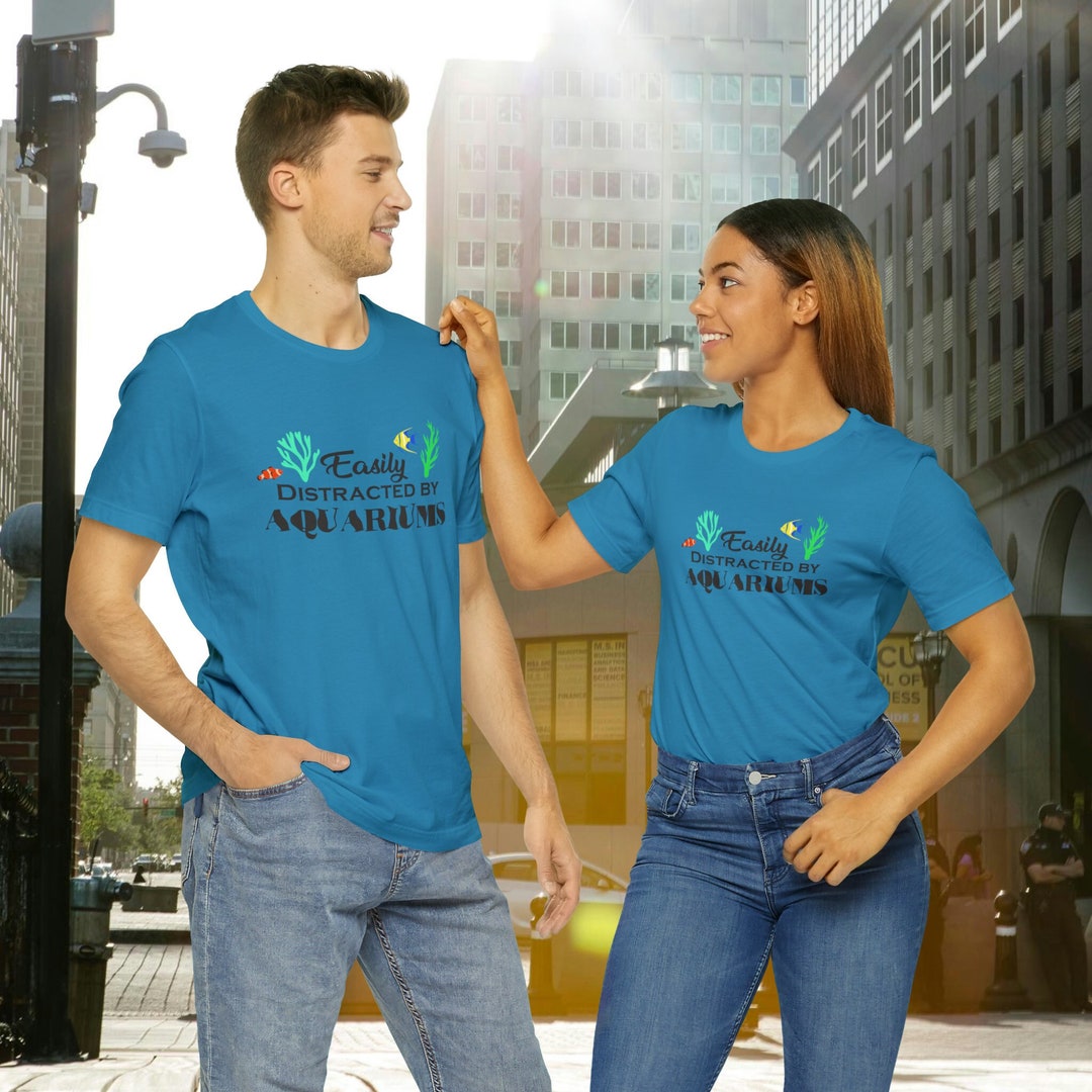 Aquarium T-shirt for Fish Lovers Fish Tank Shirt for Aquarium Lovers ...