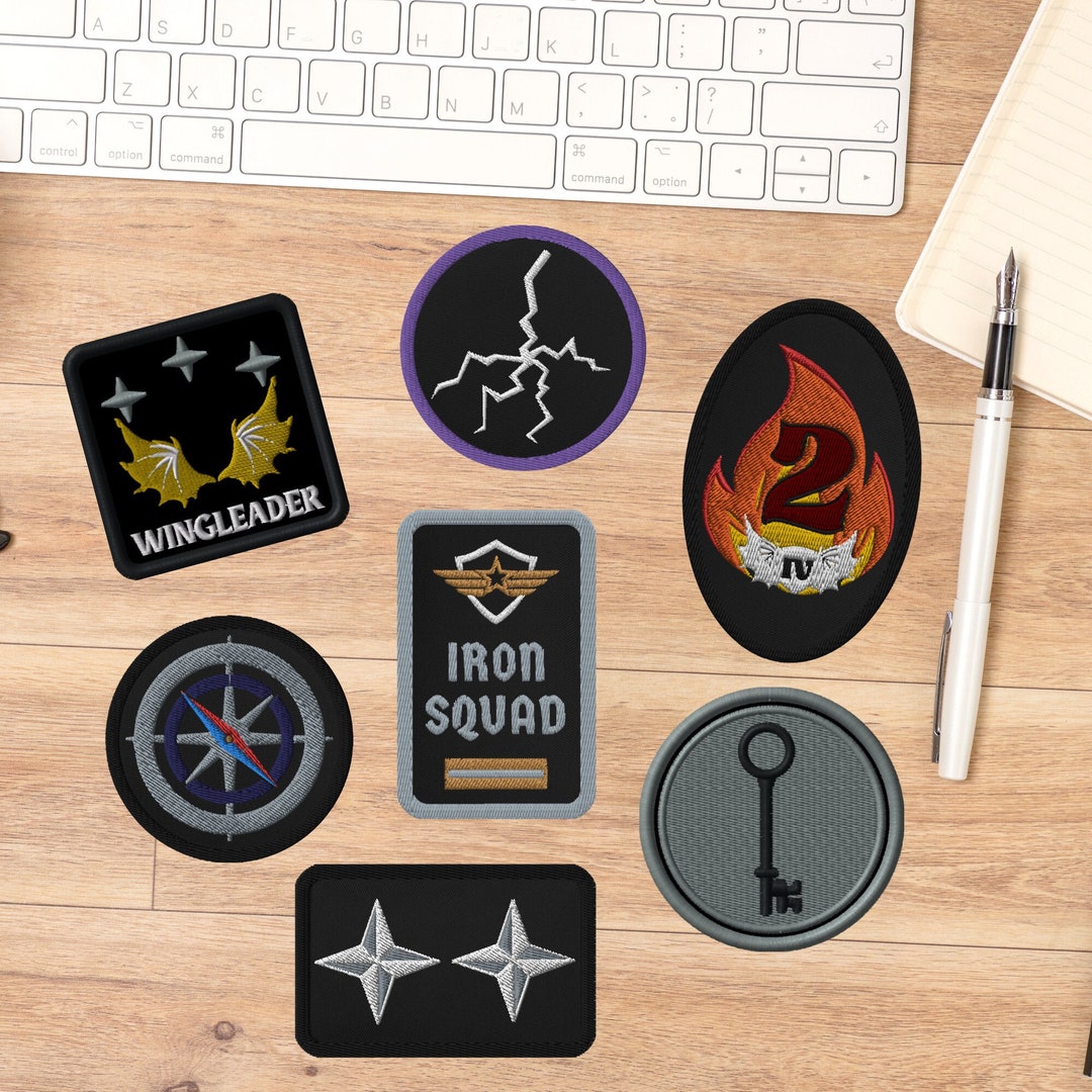 Fourth Wing Patch, Empyrean Embroidered Patches, Book Cosplay Patch ...
