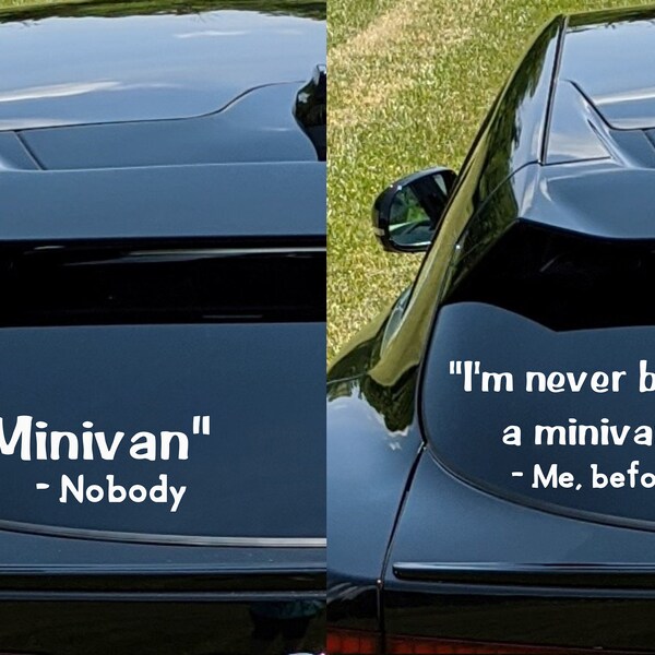 Funny Minivan Bumper Stickers - Etsy