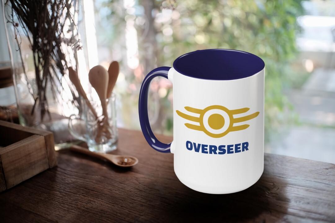 Fallout Mug, Vault Tec Mug, Overseer Mug, Gamer Gift, Fallout Gift ...