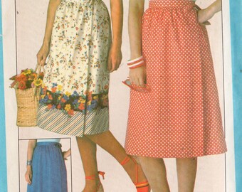 Simplicity 8336 Pattern for Misses' Jiffy Front Wrap Skirt in 2 Lengths ...