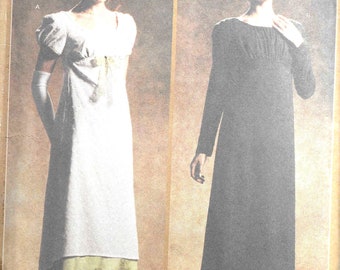 Uncut Simplicity Sewing Pattern 4055 Sewing Pattern Circa 1795-1825 ...