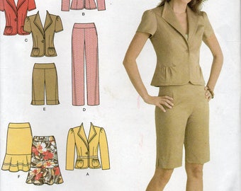 Very Easy Vogue Pattern 7963 TOP & SKIRT Misses 6 8 10 12 - Etsy
