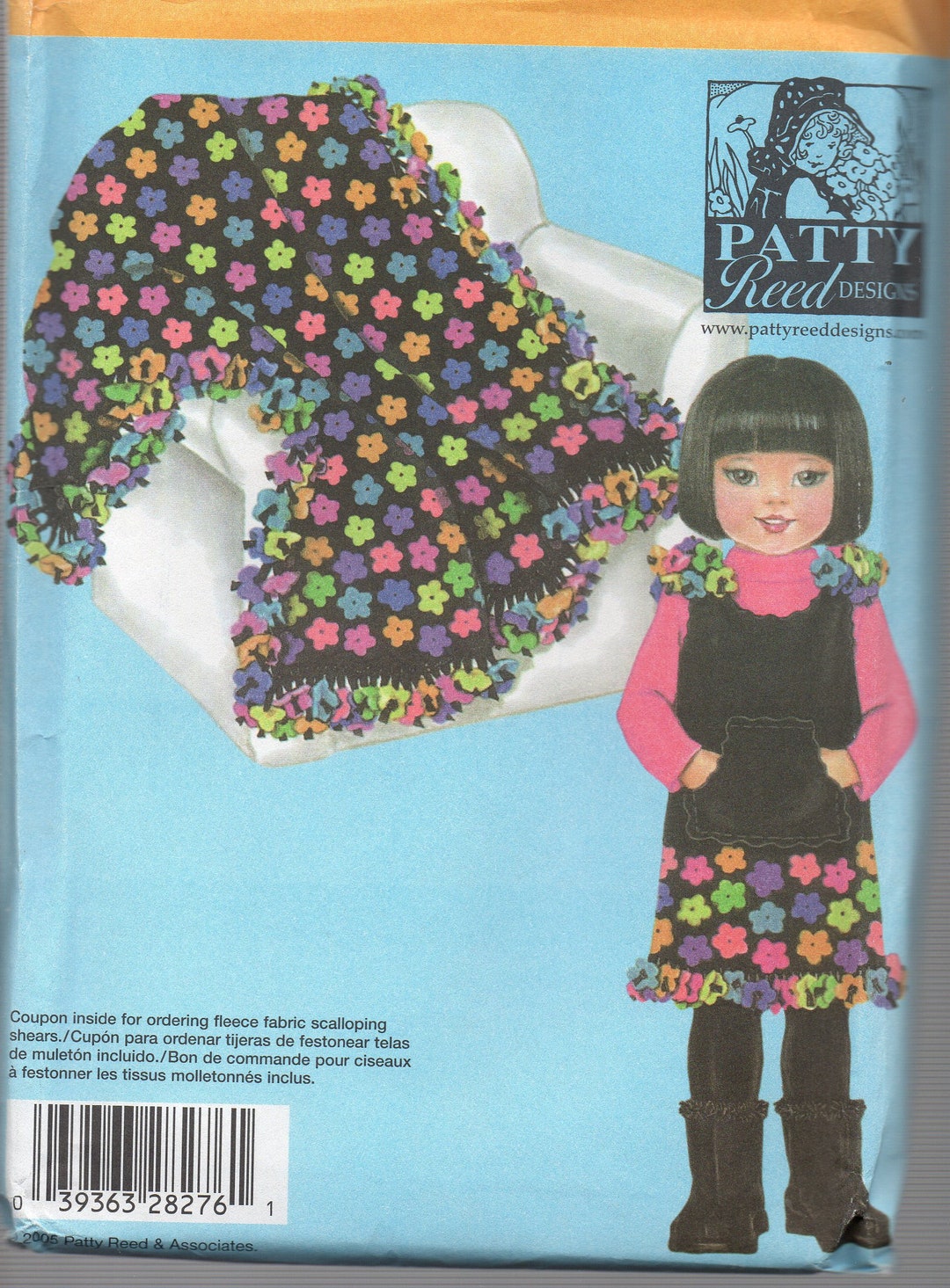 Simplicity Patty Reed Design Pattern 4447 Fleece FLOWERED JUMPER ...