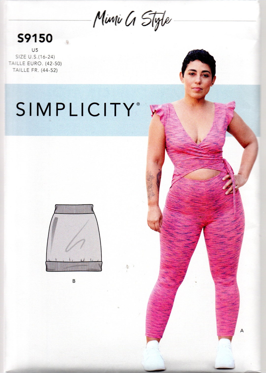 Simplicity Mimi G Style Pattern 9150 WRAP FRONT JUMPSUIT With - Etsy