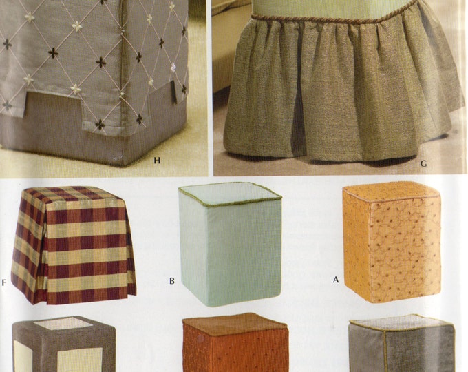 Out of Print Simplicity Pattern 4103 OTTOMAN COVERS Christopher Lowell ...
