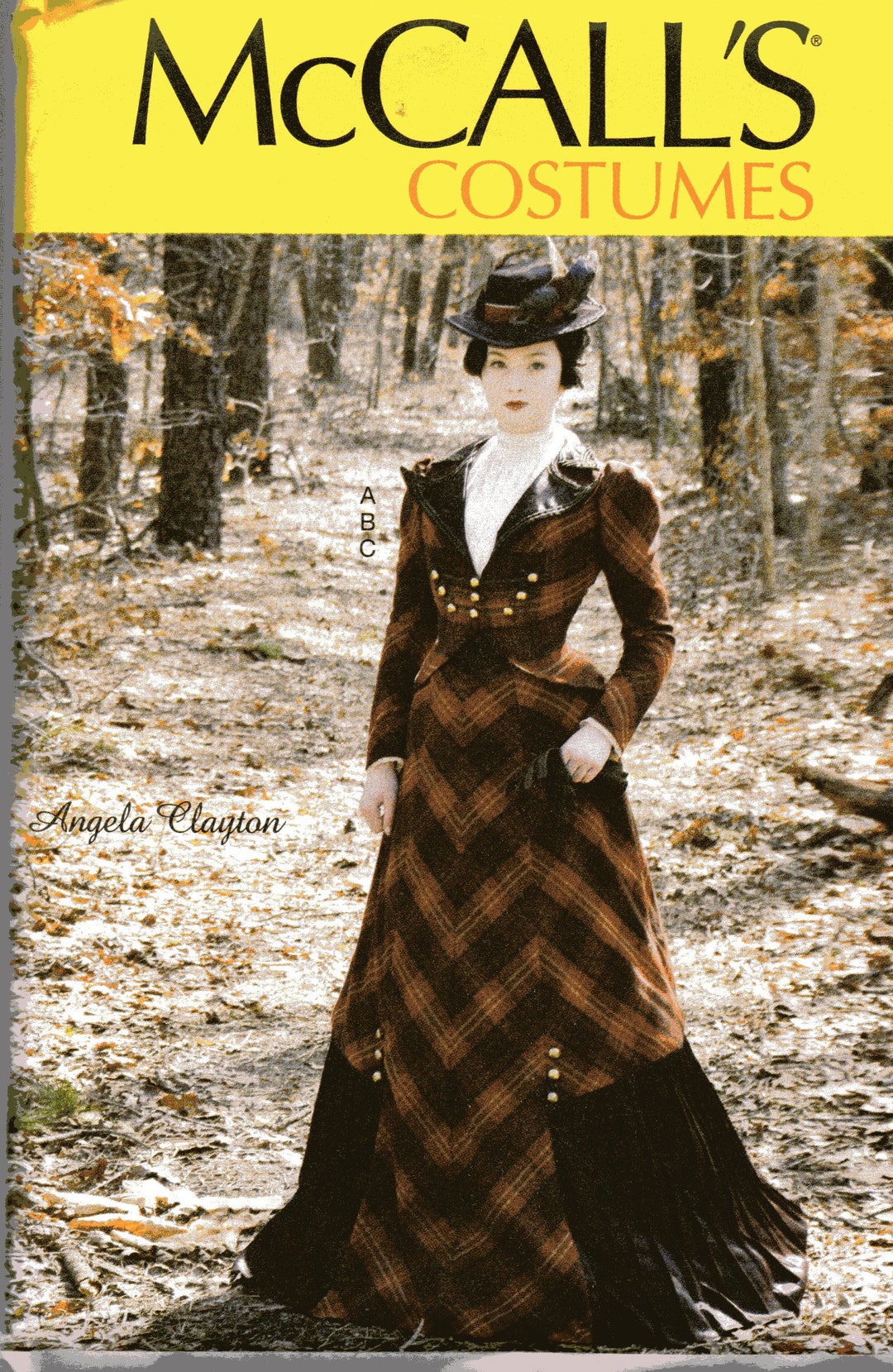 Mccall's Costume Pattern 7732 Designer ANGELA CLAYTON 1890 Walking SUIT ...