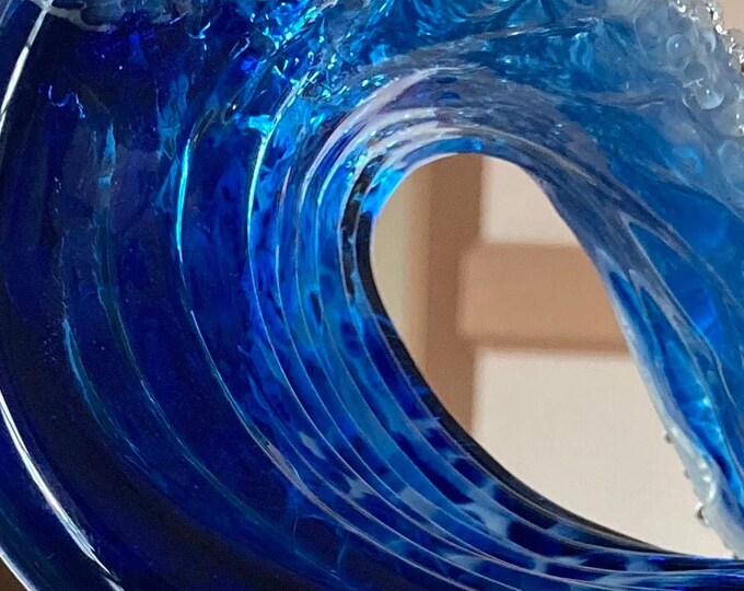 Blown Glass Wave - Etsy