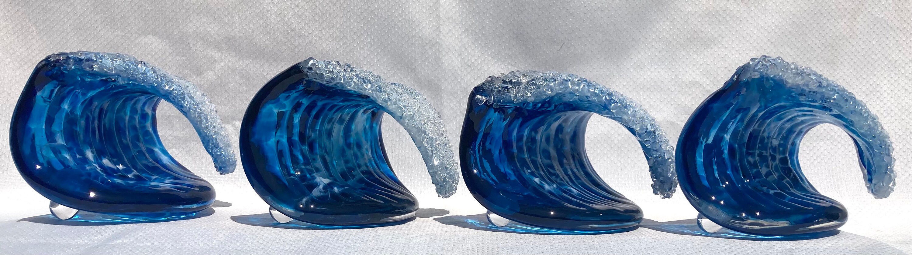 Blown Glass Wave Etsy