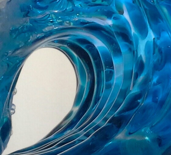 Blown Glass Wave Etsy