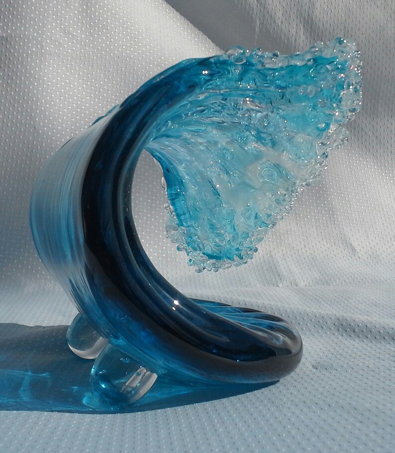 Blown Glass Wave Etsy