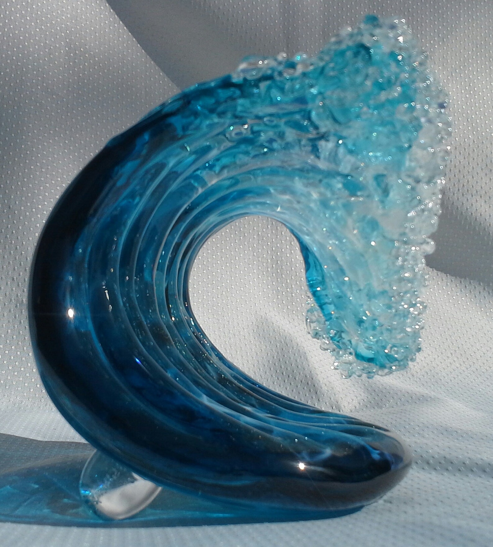 Blown Glass Wave Etsy