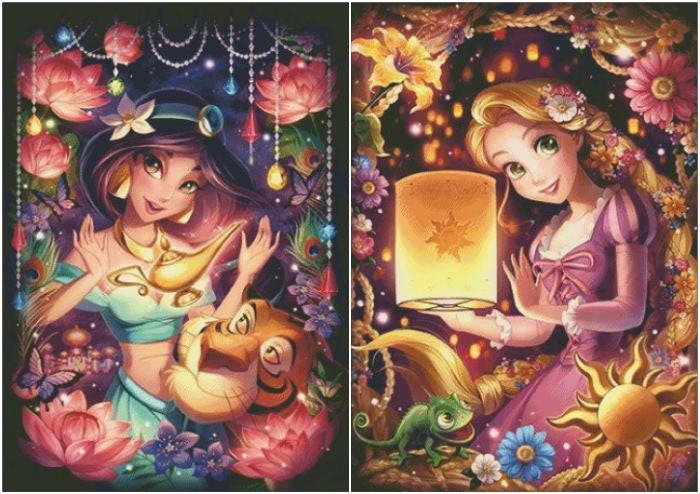 Craft Supplies & Tools Pascal cross stitch pattern Rapunzel embroidery ...