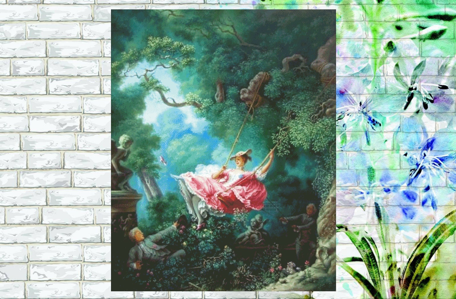 Jean Honore Fragonard The Swing Tangled