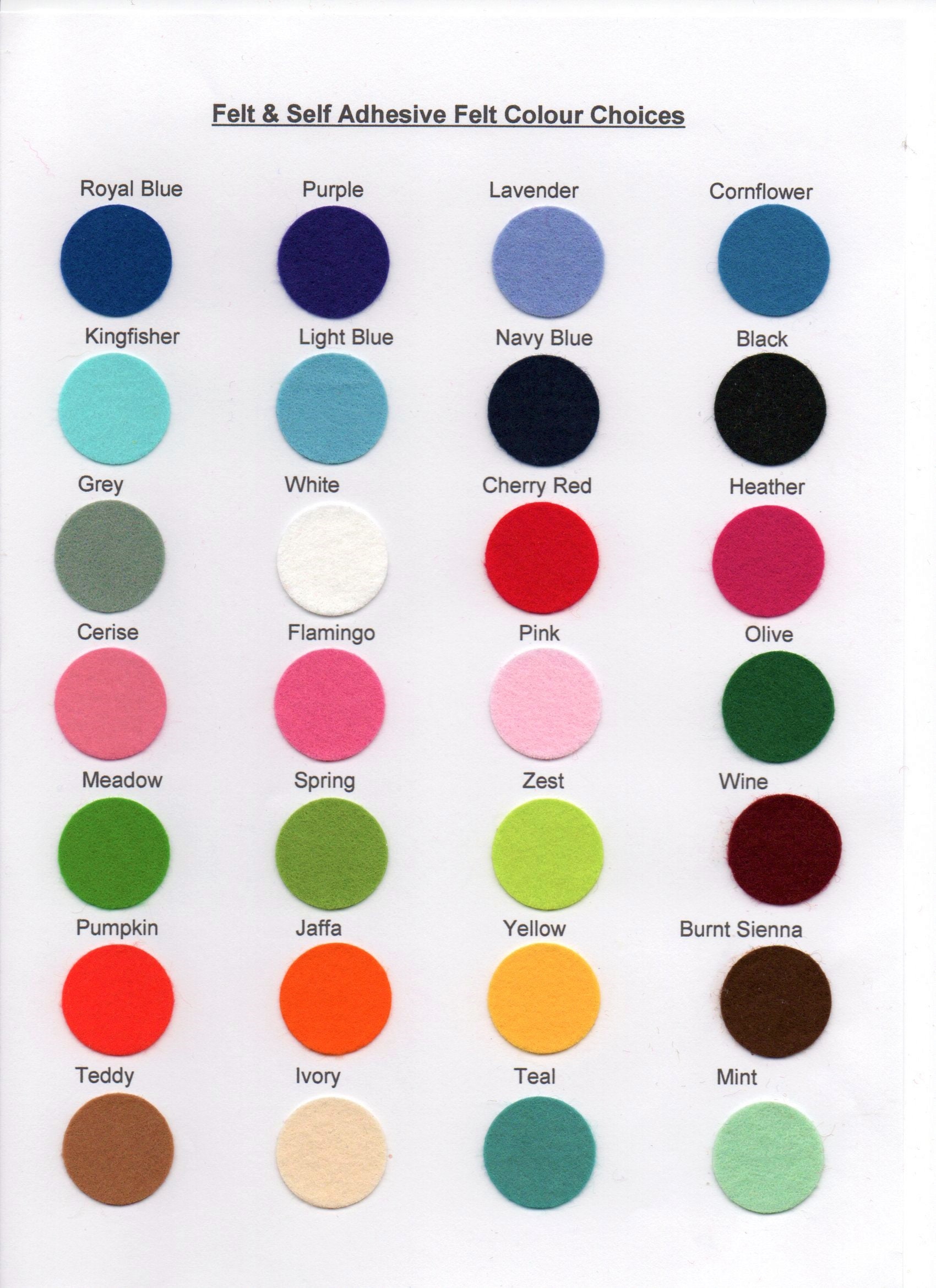 Large Felt Letters and Numbers X 7 7.5cm Quality Felt - Etsy UK