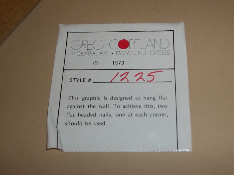 Greg Copeland 1973 Signed ABSTRACT 3D White Paper Art, MCM Triangle Pop ...