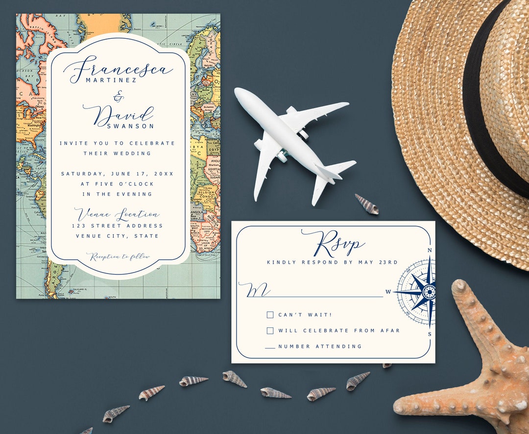 World Map Destination Wedding Collection *DIGITAL File Available* - Etsy