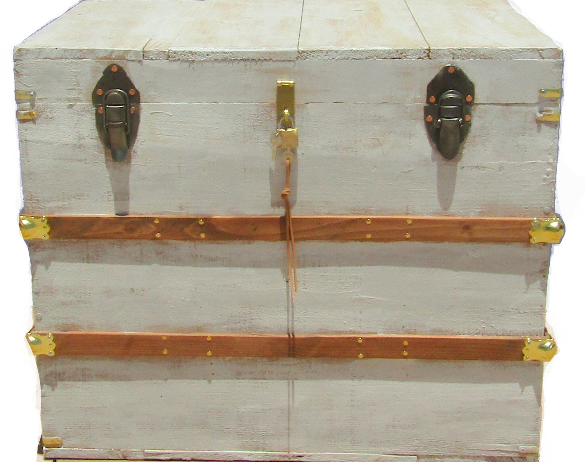 Rustic Farmhouse Style Storage Chest in Reclaimed White Washed Wood - Etsy