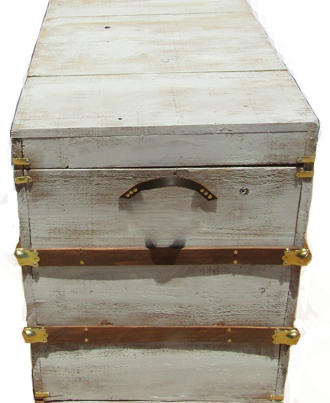 Rustic Farmhouse Style Storage Chest in Reclaimed White Washed Wood - Etsy