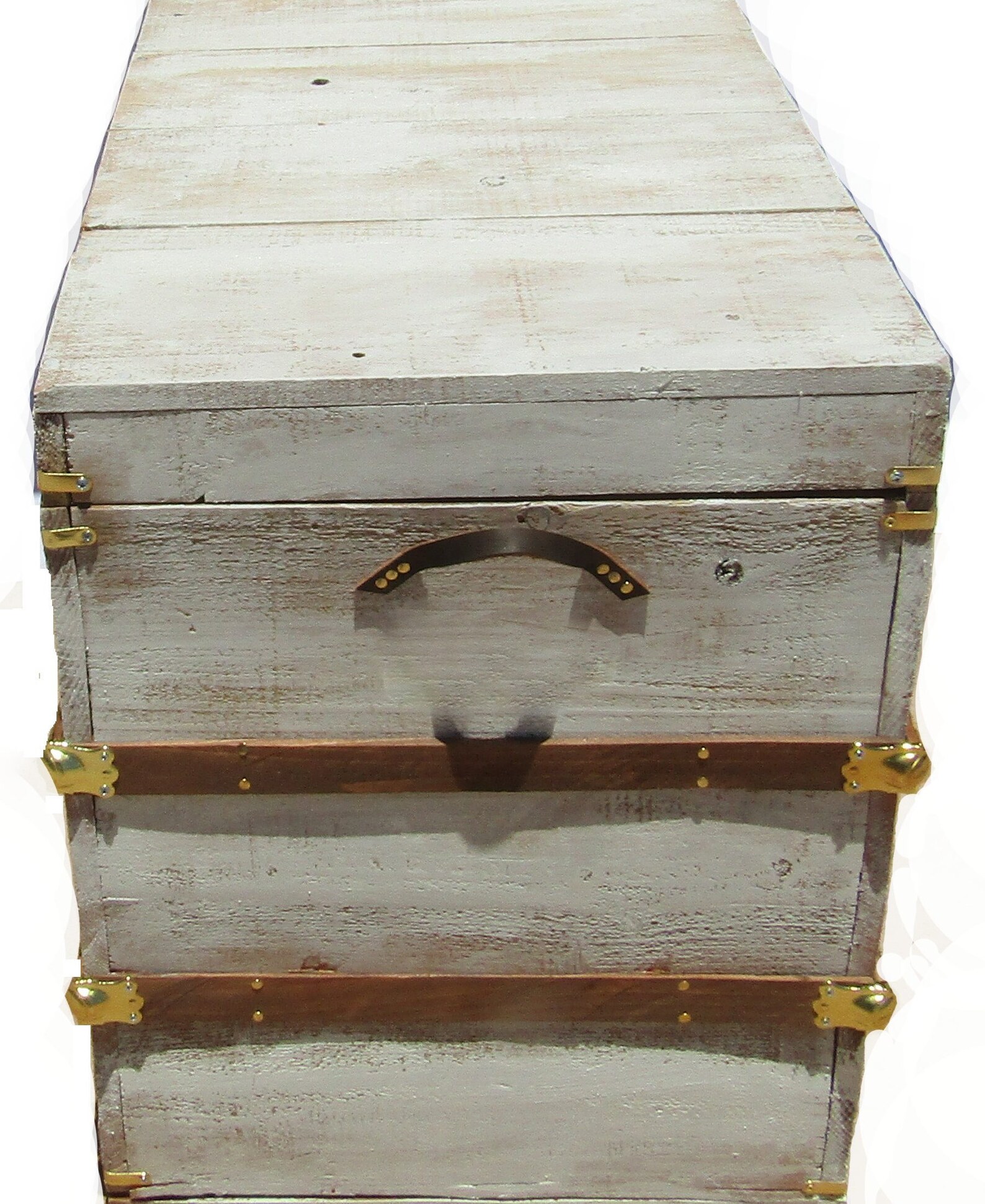 Rustic Farmhouse Style Storage Chest in Reclaimed White Washed Wood - Etsy