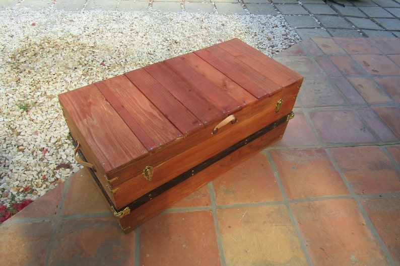 Rustic Hand Made Wooden Hope Chest - Etsy