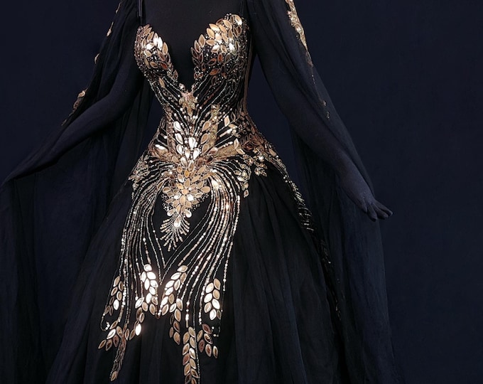 Lady Knight Armor Dress Fantasy Armor Gown Ballgown Fairytale Couture ...