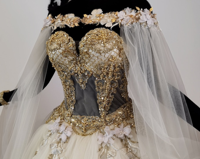 Fairytale Armor Wedding Gown Fantasy Couture Fairytale Fairycore ...