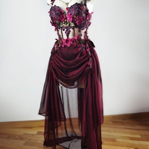 Custom Fairy Armor Dress Greek Goddess Halloween Corset Fairycore ...