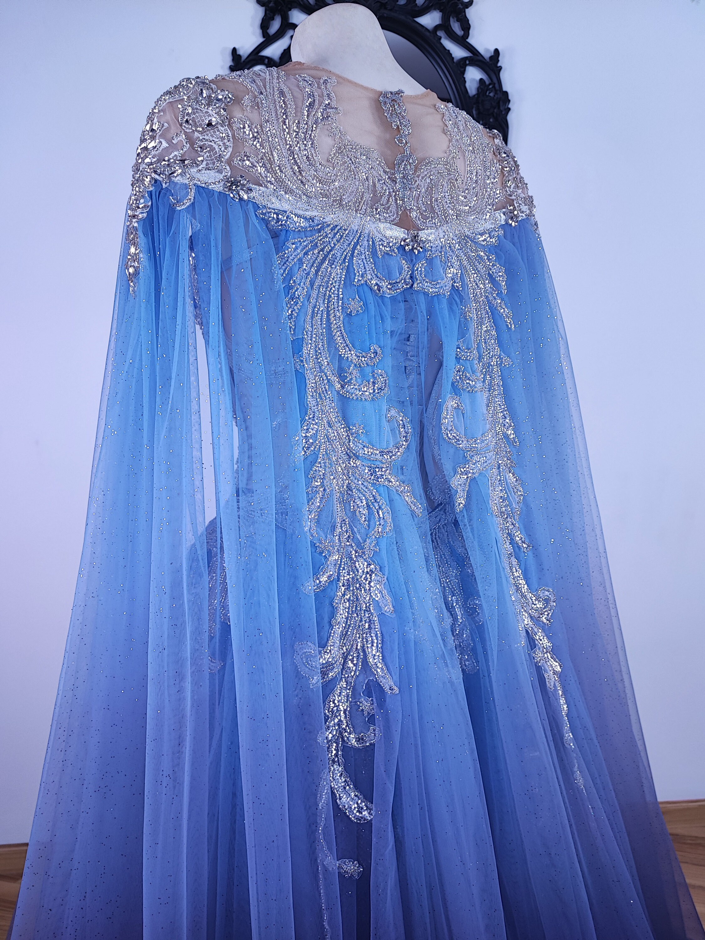 Celestial Moon Goddess Armor Gown Starfall Ballgown Fantasy Costume ...