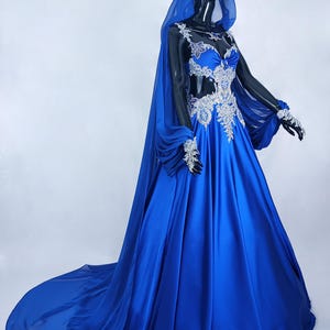 Moon Goddess Costume Fantasy Couture Celestial Gothic Gown Pagan ...
