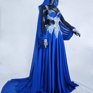 Moon Goddess Costume Fantasy Couture Celestial Gothic Gown Pagan ...