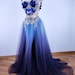 Celestial Moon Goddess Armor Gown Starfall Ballgown Fantasy Costume ...