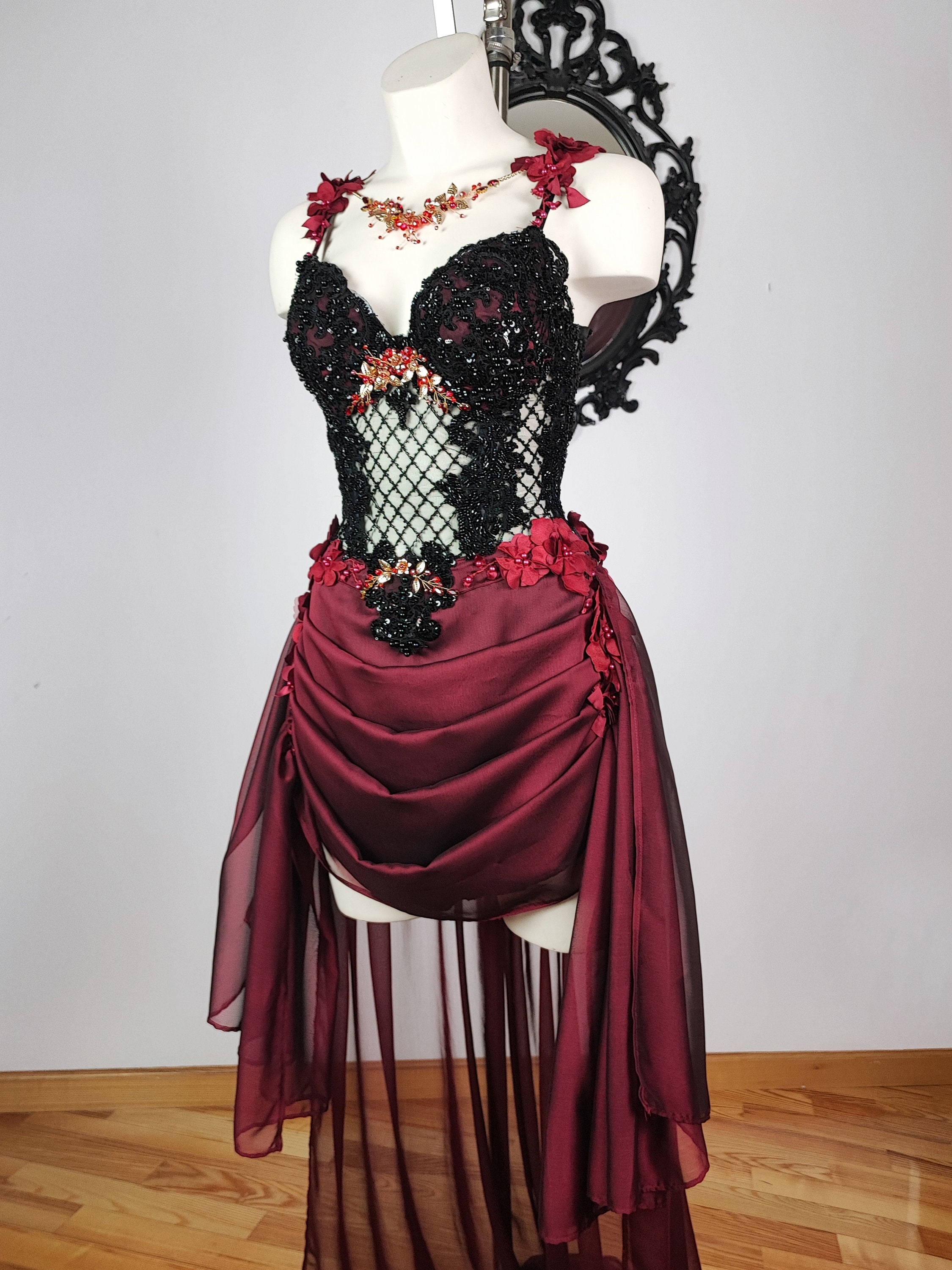 Custom Luxury Armor Fantasy Dress Greek Goddess Corset Red Carpet ...