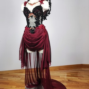 Custom Fairy Armor Dress Greek Goddess Halloween Corset Fairycore ...