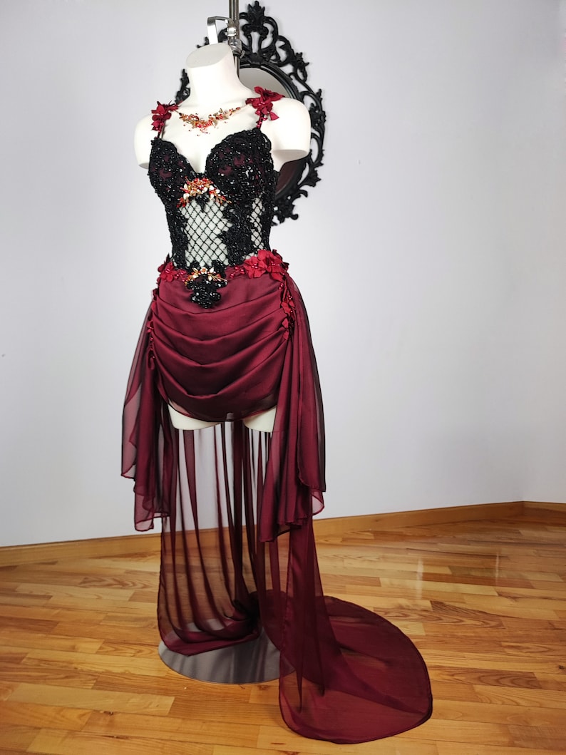 Custom Luxury Armor Fantasy Dress Greek Goddess Corset Red Carpet ...