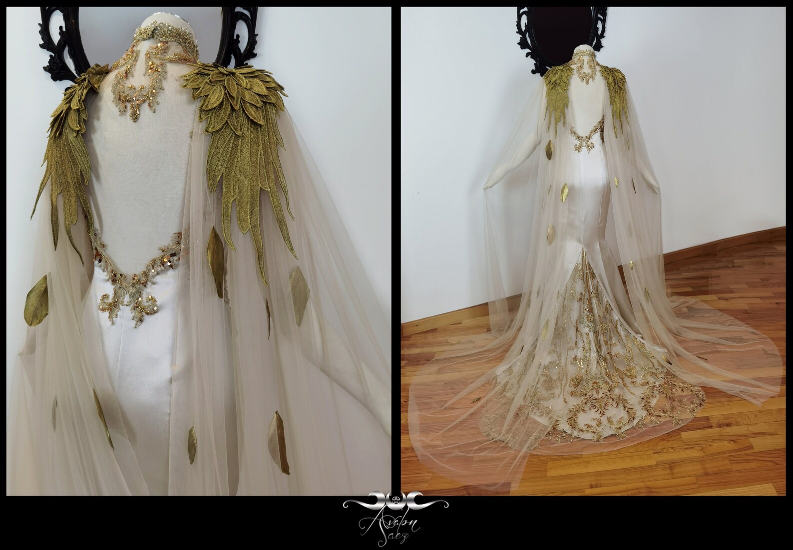 Custom Fantasy Wedding Gown Bridal Dress Corset Medieval Dress ...
