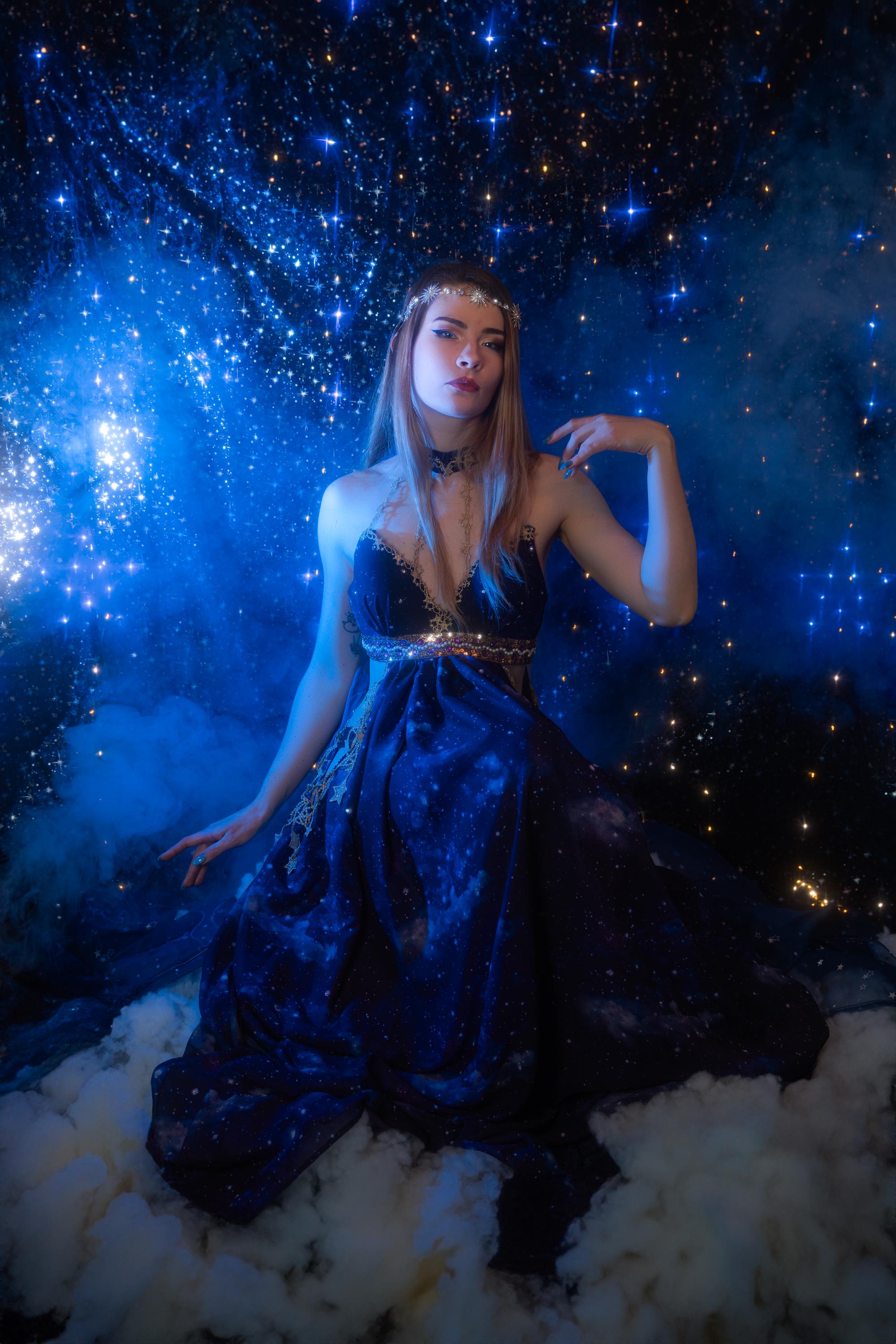 Galaxy Dress Fantasy Couture Mystical Dress Celestial Sailor Moon ...