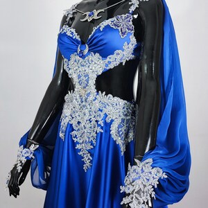 Moon Goddess Costume Fantasy Couture Celestial Gothic Gown Pagan ...