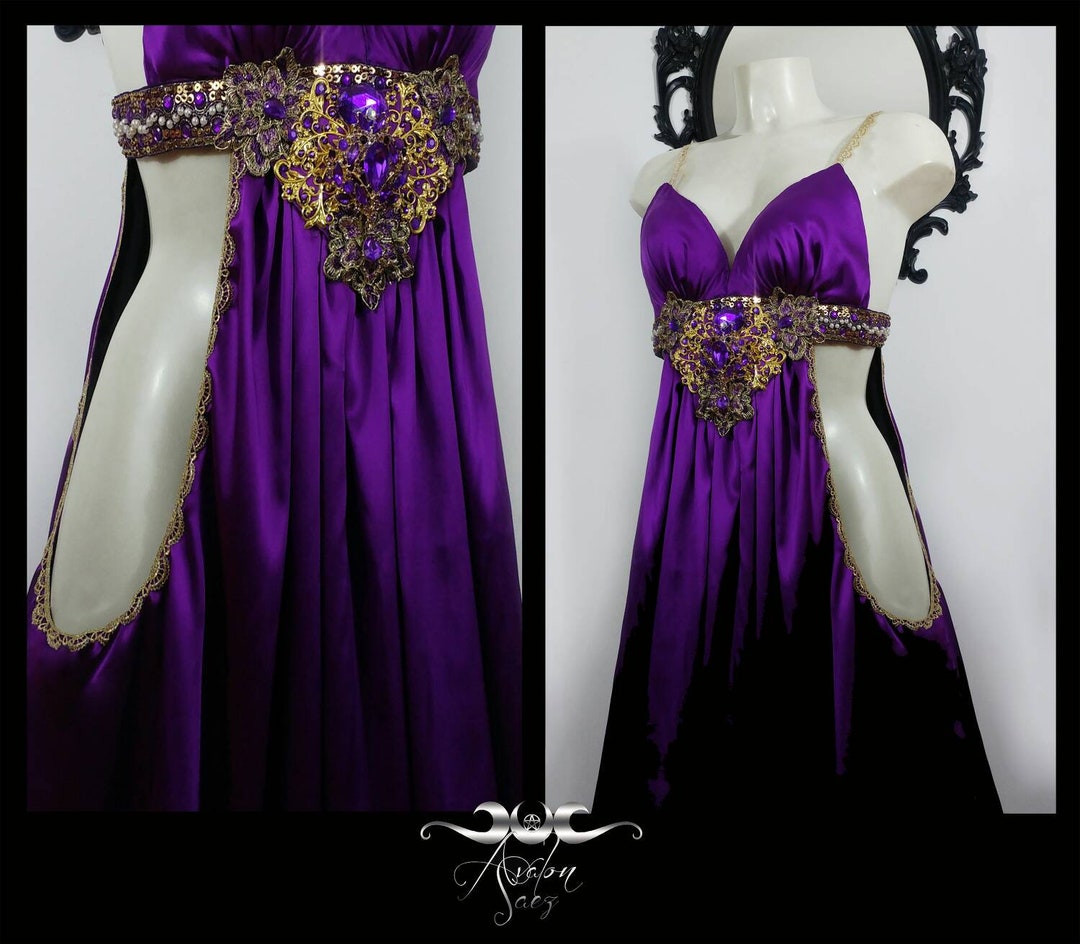 Custom Hipless Goddess Costume Fantasy Sexy Dress GOT ACOTAR Gothic ...