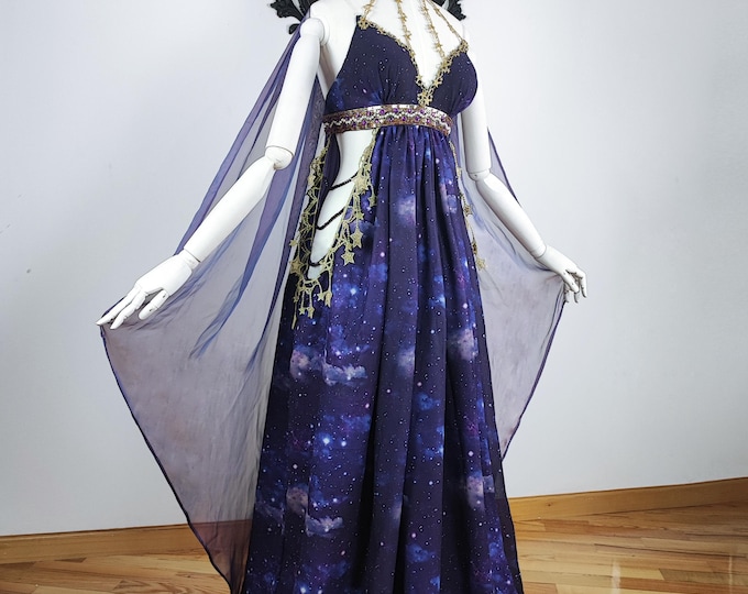 Galaxy Dress Fantasy Couture Mystical Dress Celestial Sailor Moon ...